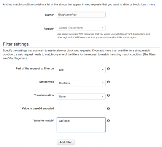 WordPressのwp-login.php , xmlrpc.phpへのアクセスをAWS WAFで接続元IPアドレスを制限する | ヤマムギ