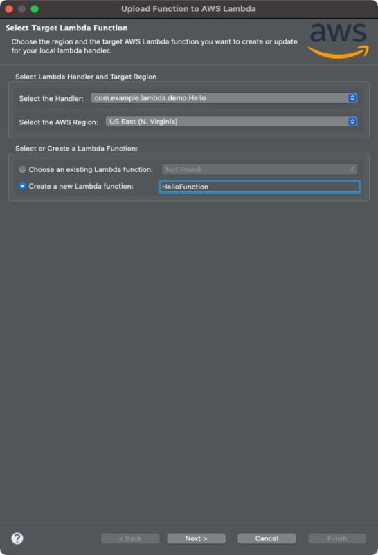 AWS Toolkit for EclipseからLambda関数を直接作成できずにMavenでパッケージ化して作成 | ヤマムギ