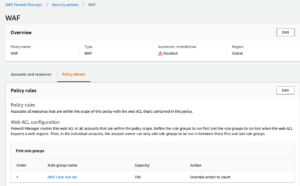 AWS Firewall Managerを設定して結果を確認 | ヤマムギ